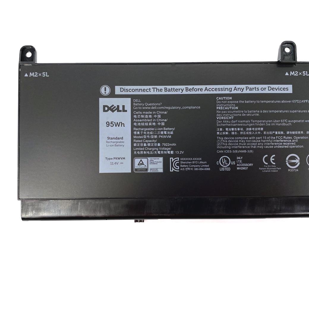 DELL PKWVM 戴爾 電池 68ND3 CR72X G5FJ8 J0VNR PWKVM precision 7550 - PChome ...