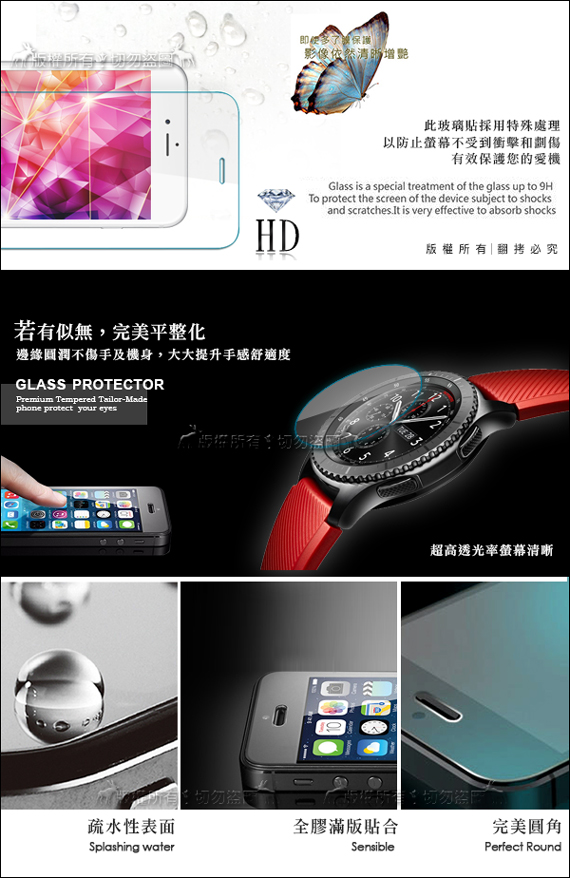 GLA Apple Watch Series 5/4 代 40mm全膠曲面滿版疏水玻璃貼(黑) - PChome 24h購物